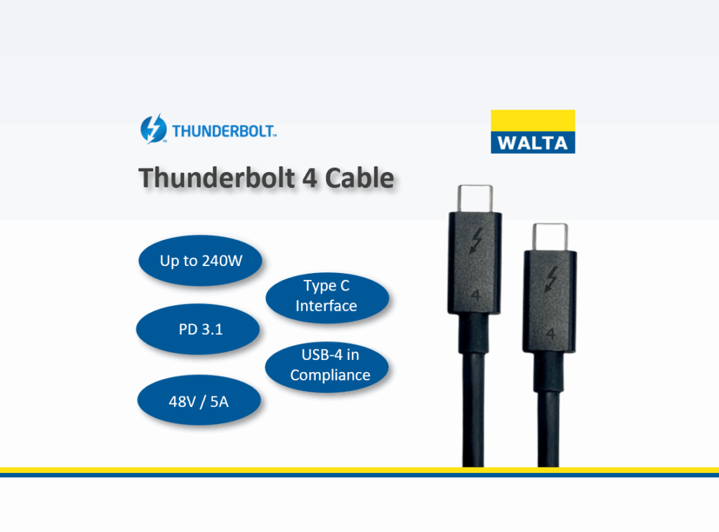 Thunderbolt 4 Cable | Walta Electronic